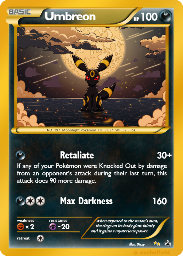 Umbreon - Dizzy | Pokécardmaker.net
