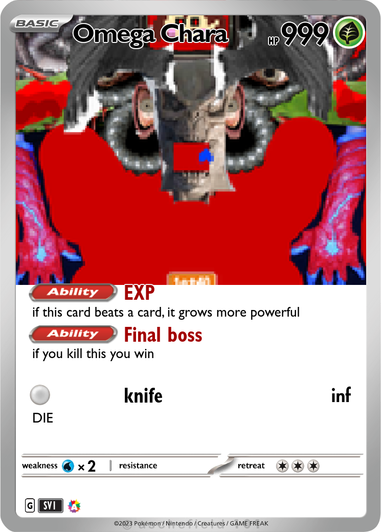 Omega Chara - Dogeman | Pokécardmaker.net