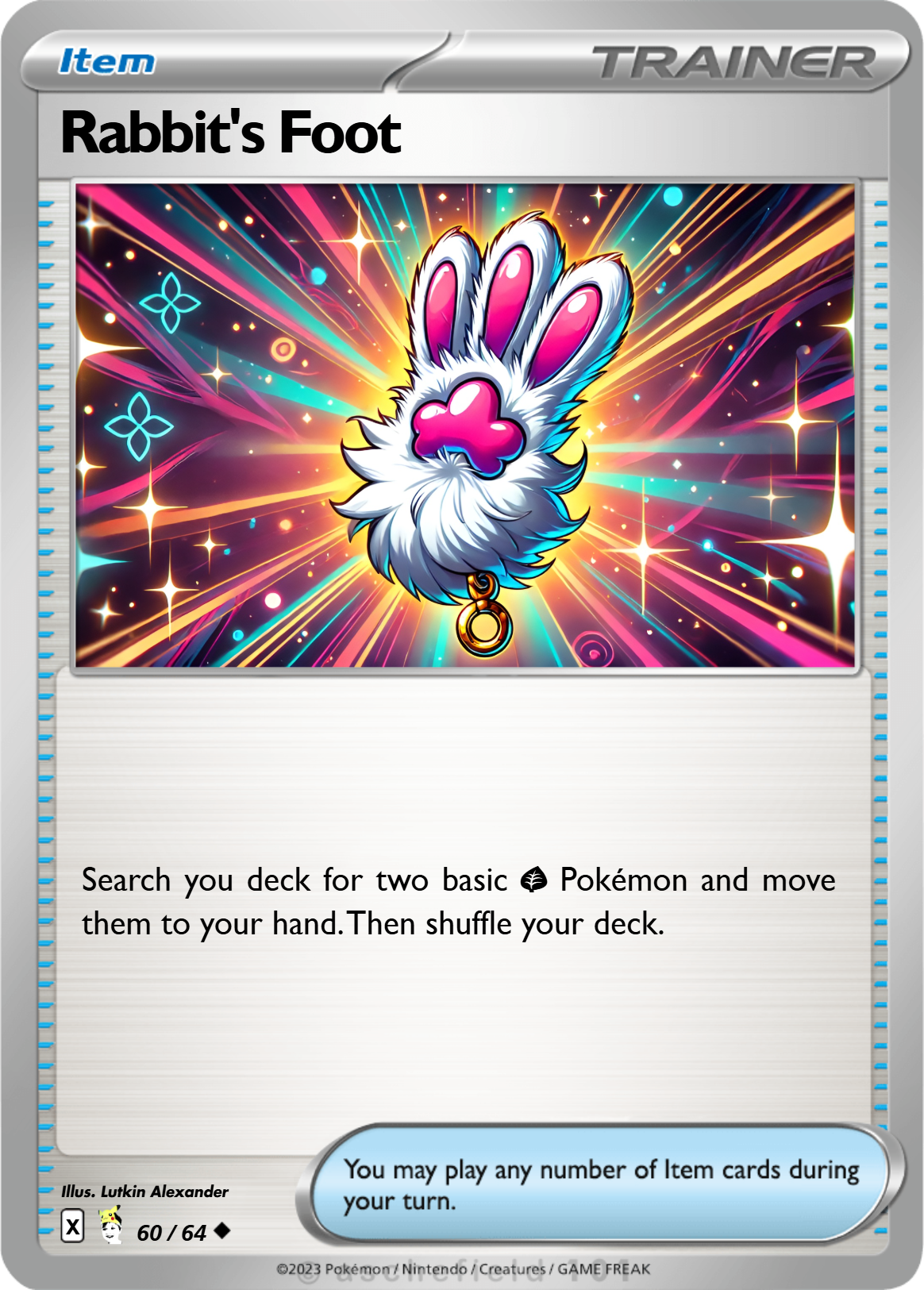 Rabbit's Foot - Doqwerty | Pokécardmaker.net