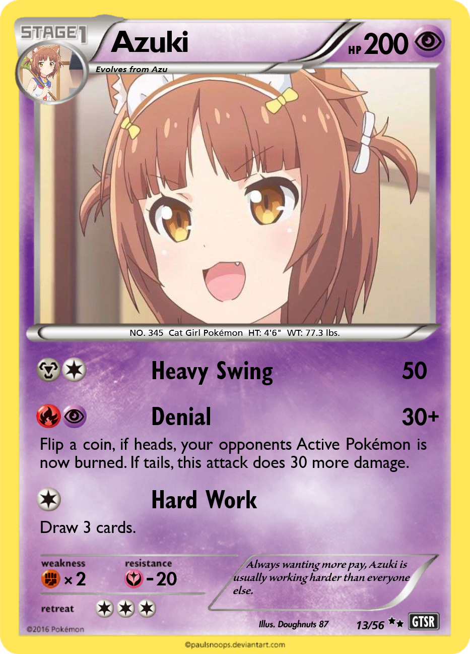 Azuki - Doughnuts_87 | Pokécardmaker.net