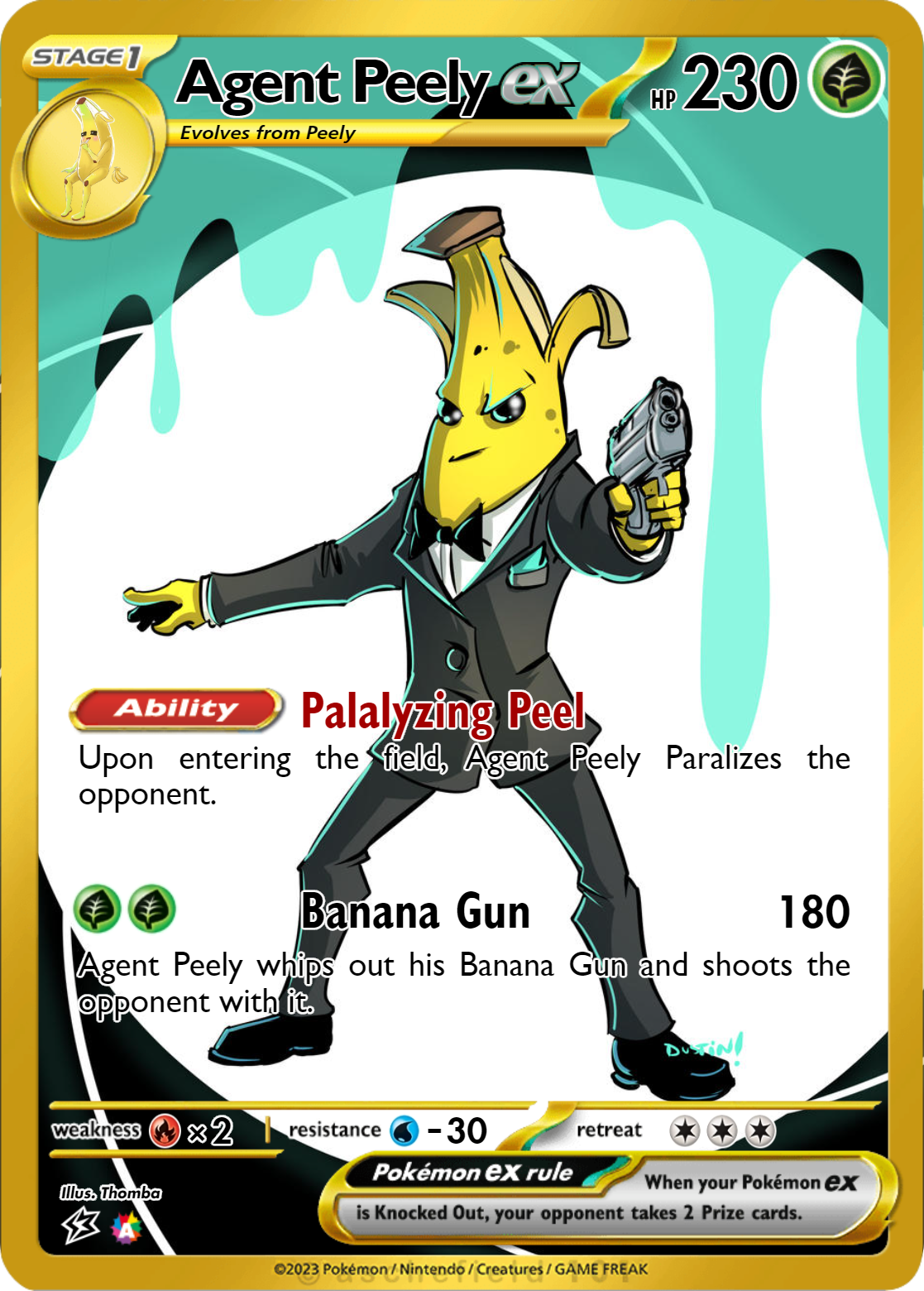 Agent Peely - DragoThomYT | Pokécardmaker.net