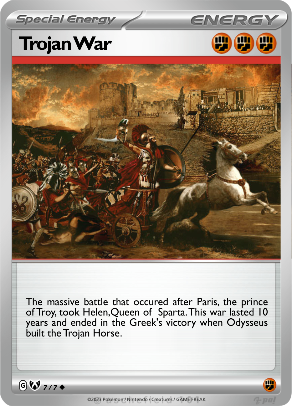 Trojan War - Dragonboy137 | Pokécardmaker.net