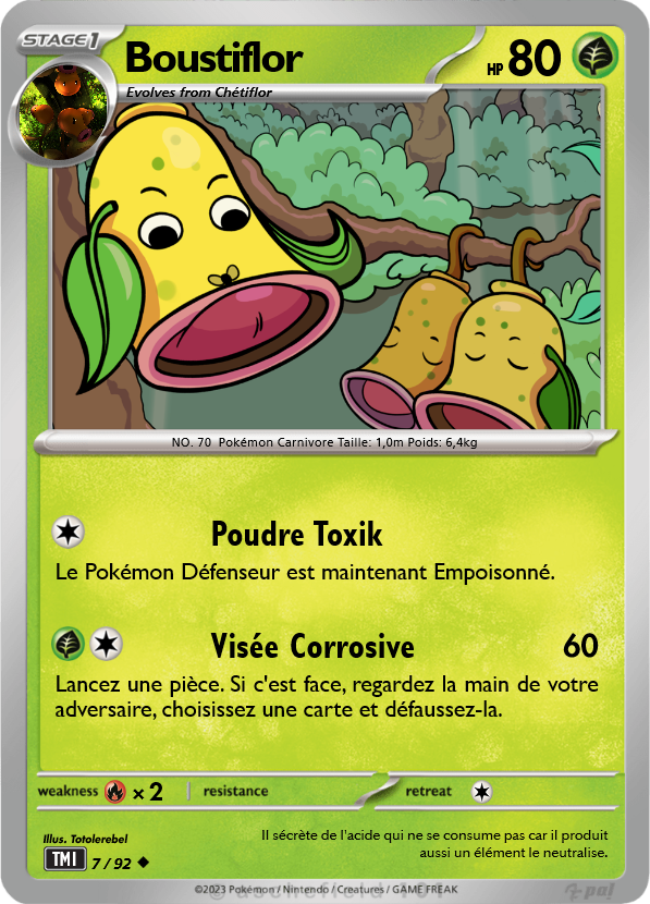 Boustiflor - Dragthor | Pokécardmaker.net