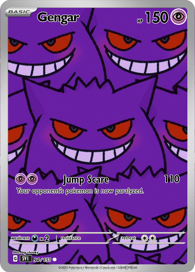 Gengar - Drayboi420106 | Pokécardmaker.net