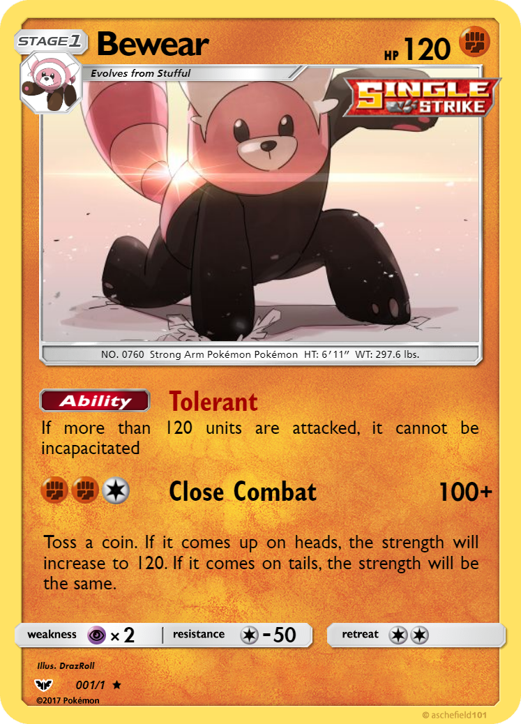 Bewear - DrazRoll | Pokécardmaker.net