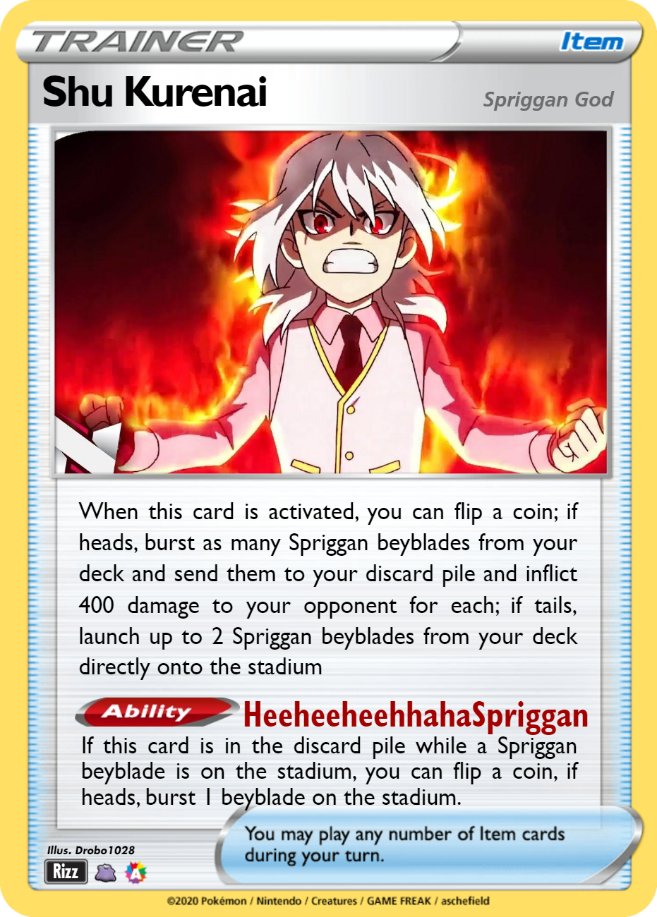 Shu Kurenai - Drobo1028 | Pokécardmaker.net