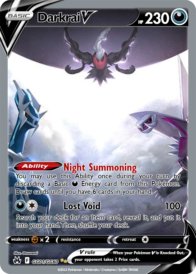 Darkrai - Drye | Pokécardmaker.net