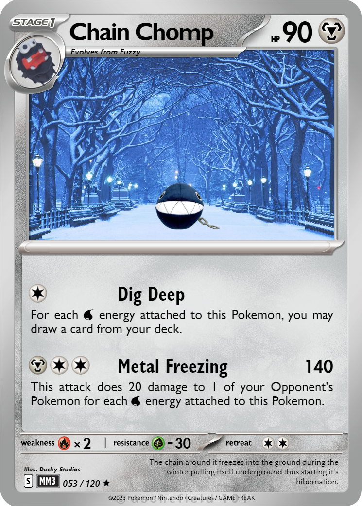 Chain Chomp - DuckyGX | Pokécardmaker.net