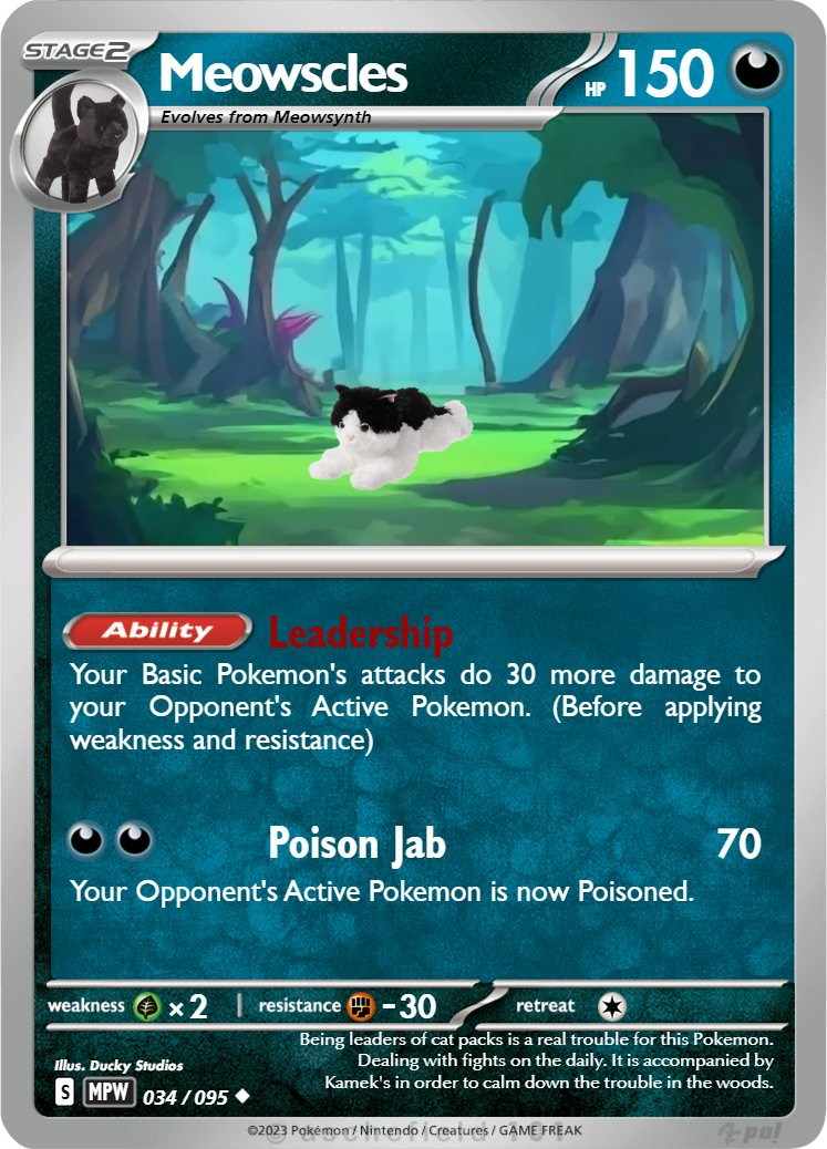 Meowscles - DuckyGX | Pokécardmaker.net