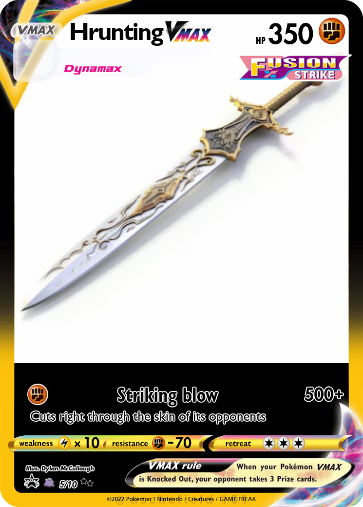 Hrunting - Dylan3000 | Pokécardmaker.net