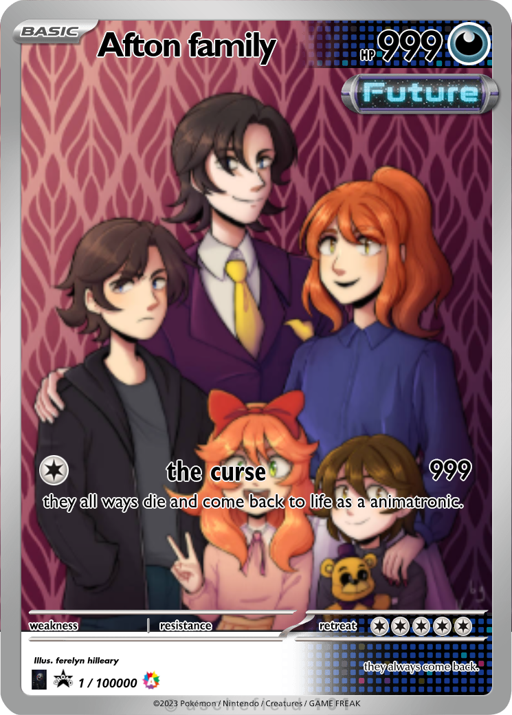 Afton family - ESSA | Pokécardmaker.net