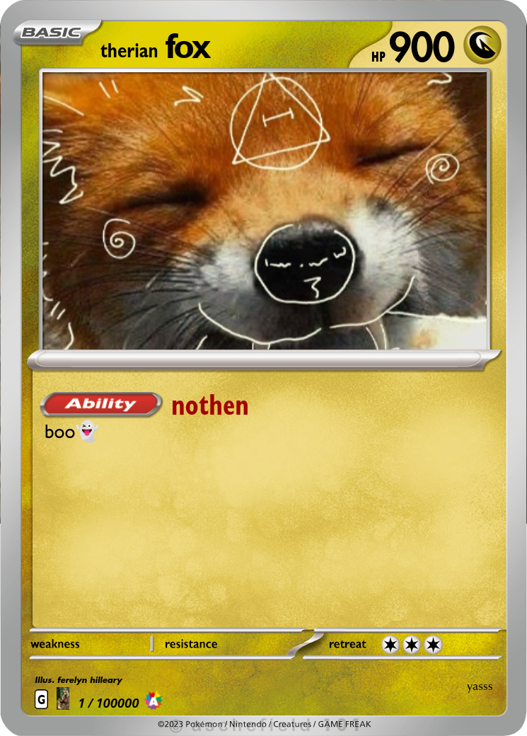 fox - ESSA | Pokécardmaker.net