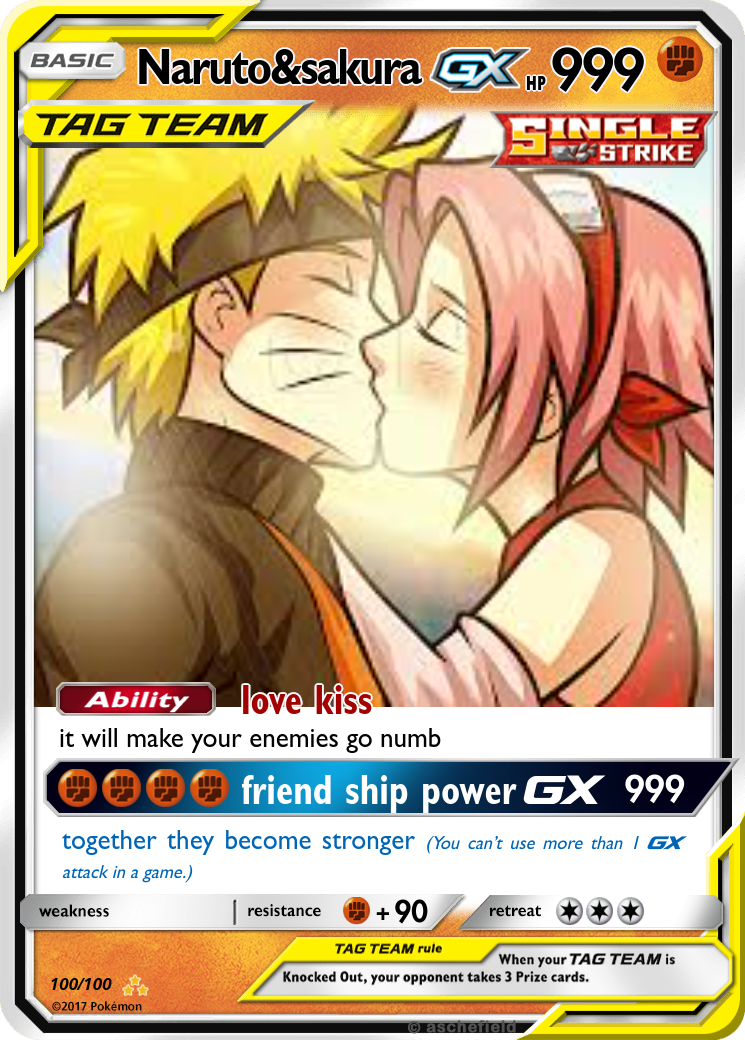 Naruto&sakura - EVILDRAGON | Pokécardmaker.net