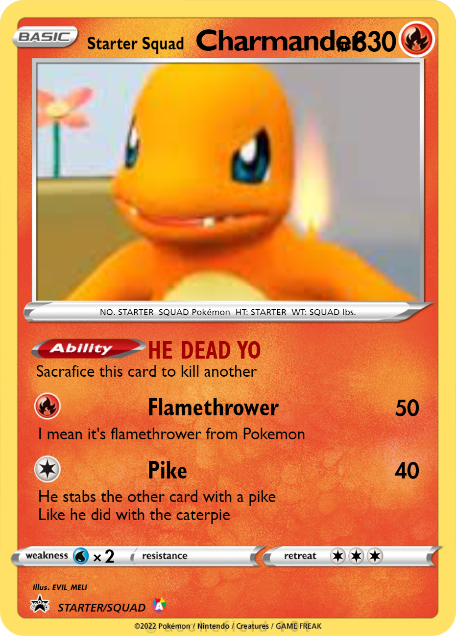 Charmander - EVIL_MELI | Pokécardmaker.net