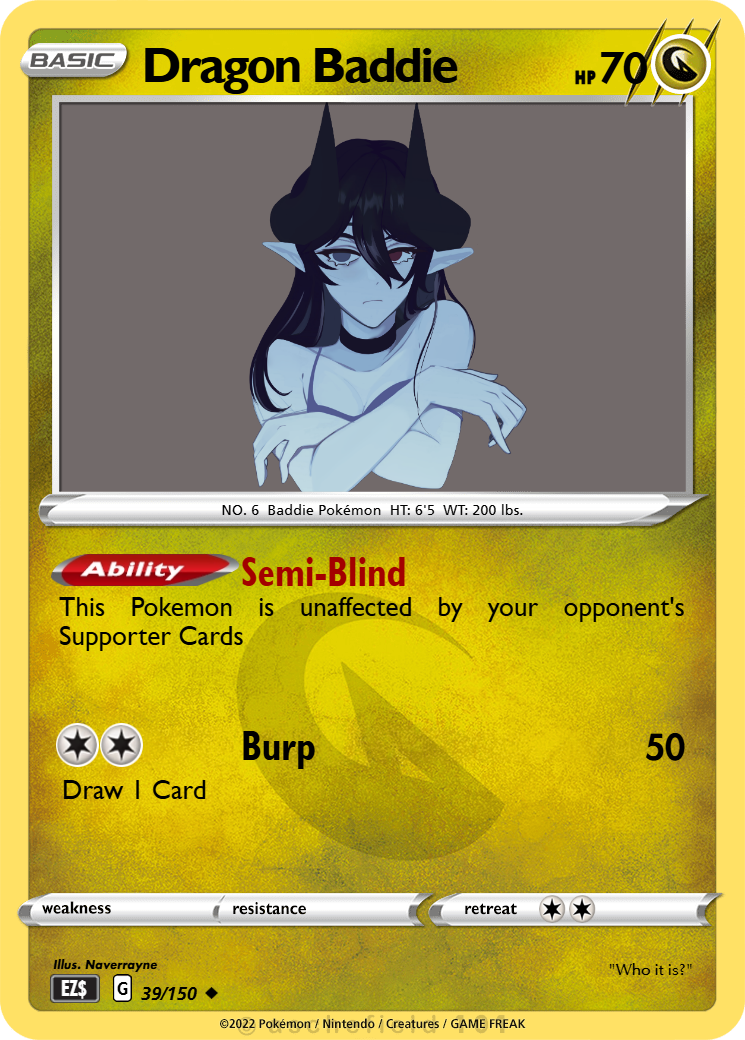 Dragon Baddie - EZmny | Pokécardmaker.net