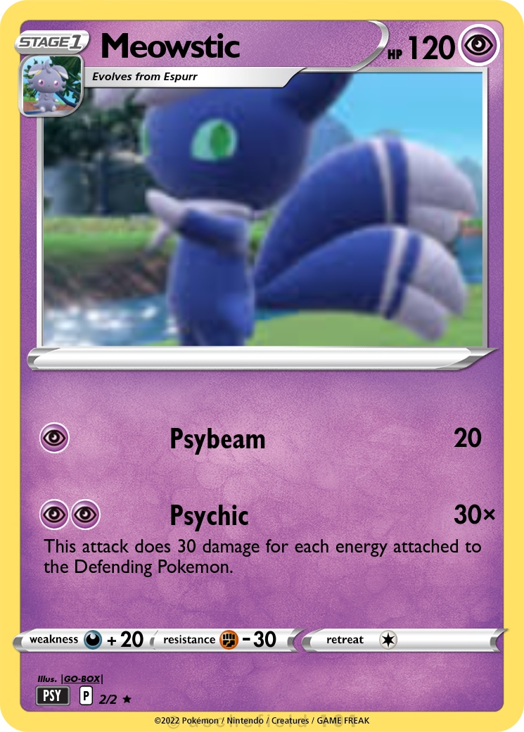 Meowstic - Eevee | Pokécardmaker.net