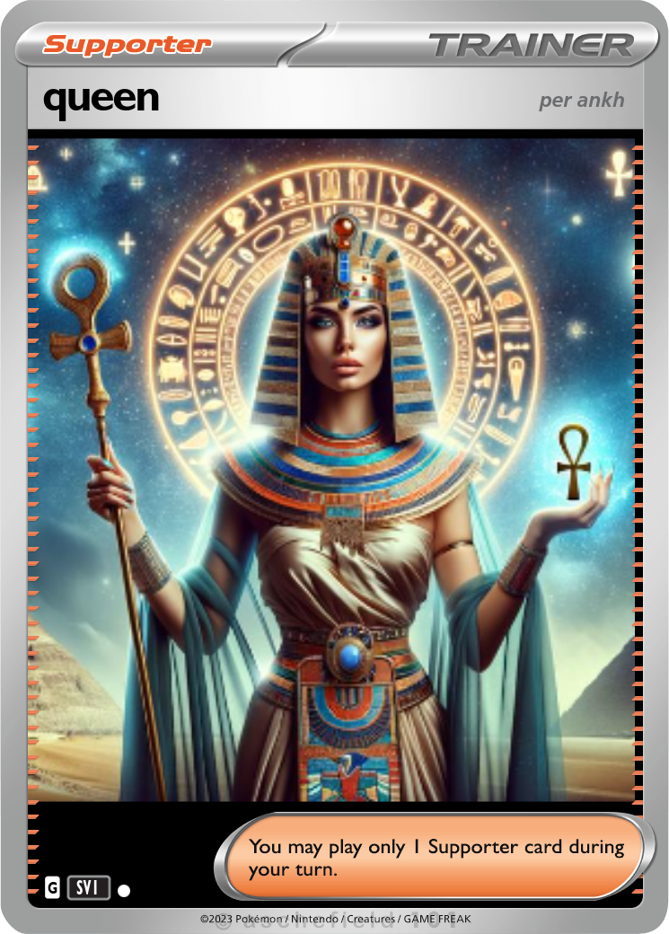 queen - Egypt | Pokécardmaker.net