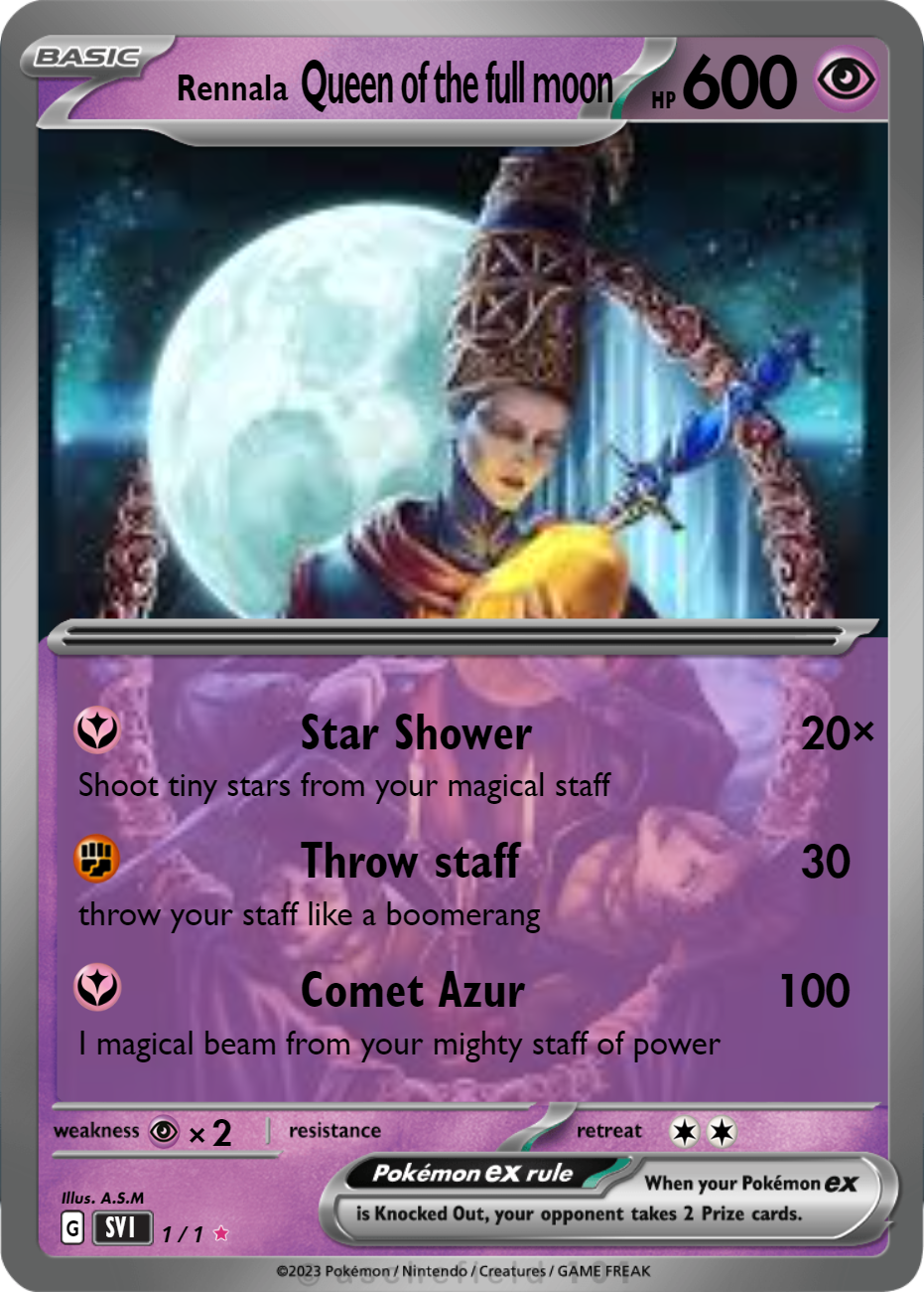Queen of the full moon - EldenRingcardmaker | Pokécardmaker.net