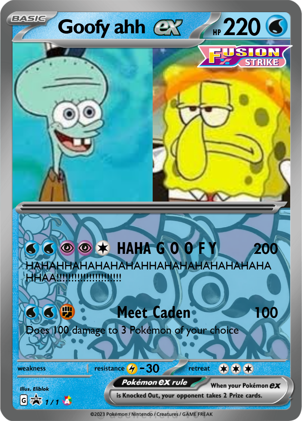 Goofy ahh - Eliblok | Pokécardmaker.net