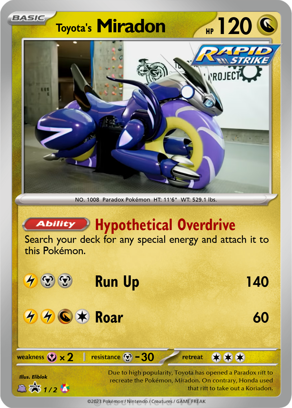 Miradon - Eliblok | Pokécardmaker.net