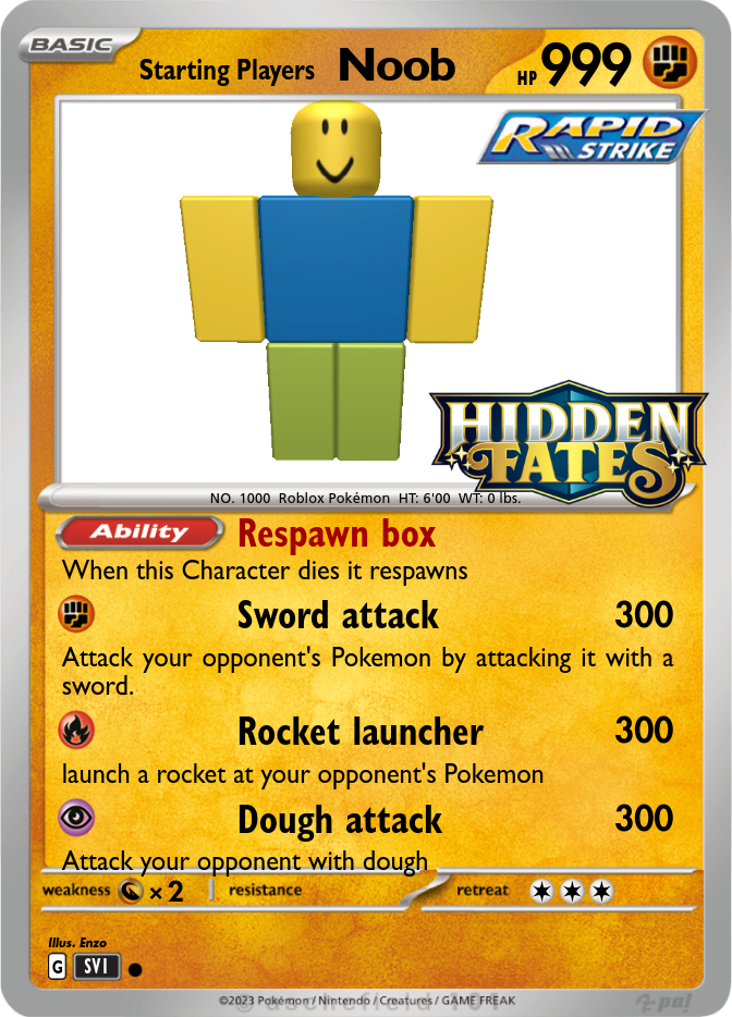 Noob - En_Zro | Pokécardmaker.net