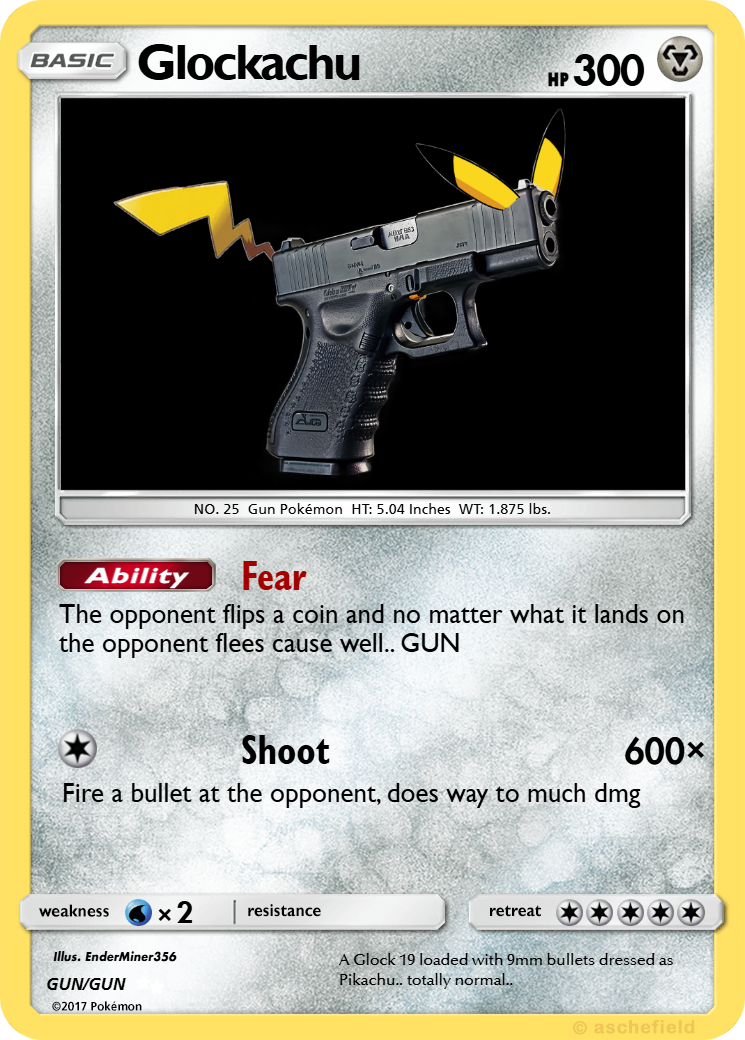 Glockachu - EnderMiner356 | Pokécardmaker.net