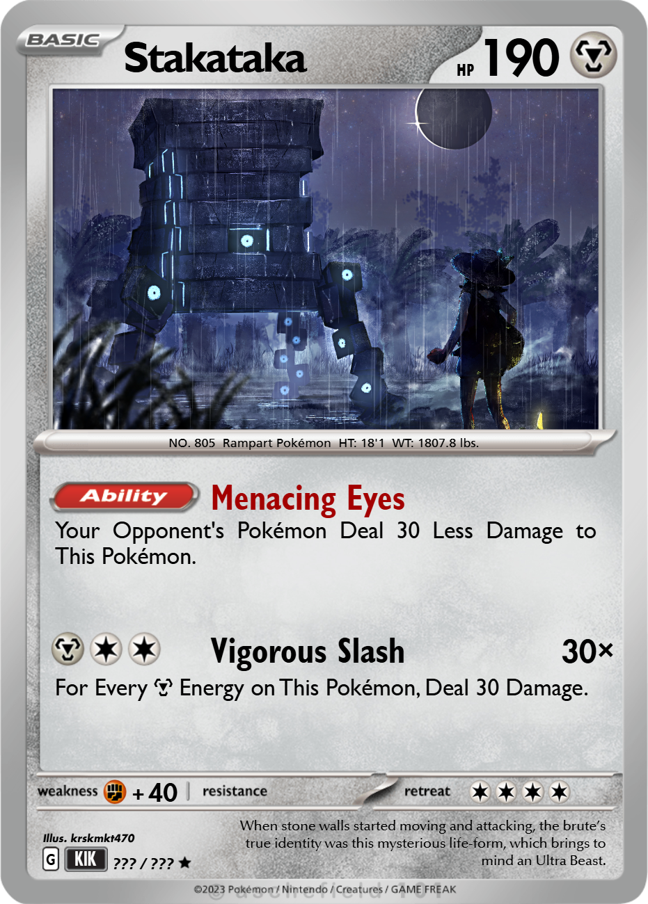 Stakataka - EnderTreeZach | Pokécardmaker.net