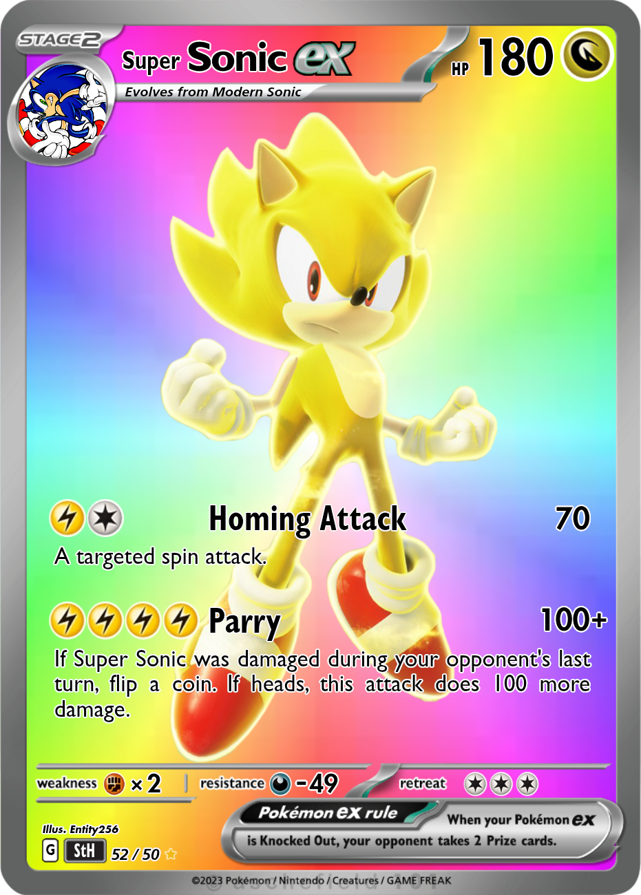 Sonic - Entity256 | Pokécardmaker.net