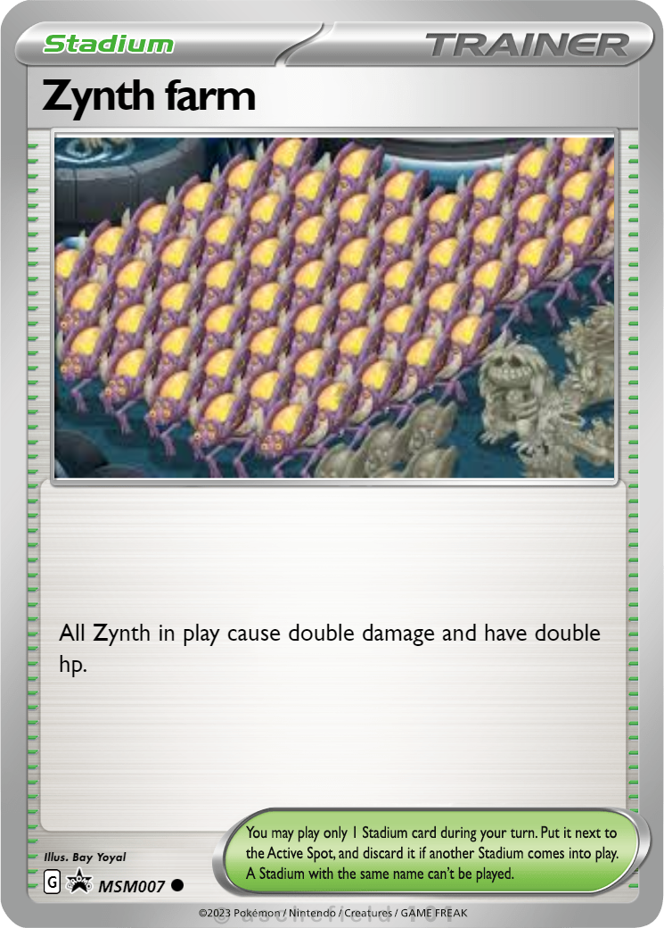 Zynth farm - Enzo200 | Pokécardmaker.net