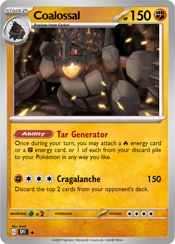 Coalossal - Enzo79 | Pokécardmaker.net