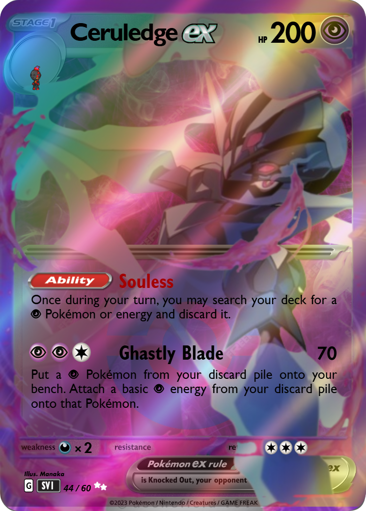 Ceruledge - Erebus | Pokécardmaker.net