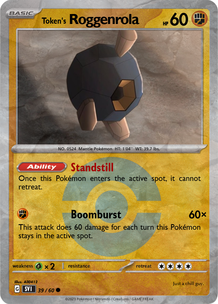Roggenrola - Erebus | Pokécardmaker.net