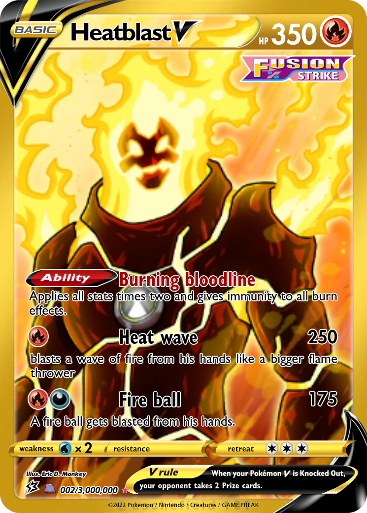Heatblast - EricDMonkey | Pokécardmaker.net