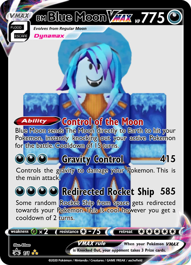 Blue Moon - EthanLikesRoblox10 | Pokécardmaker.net