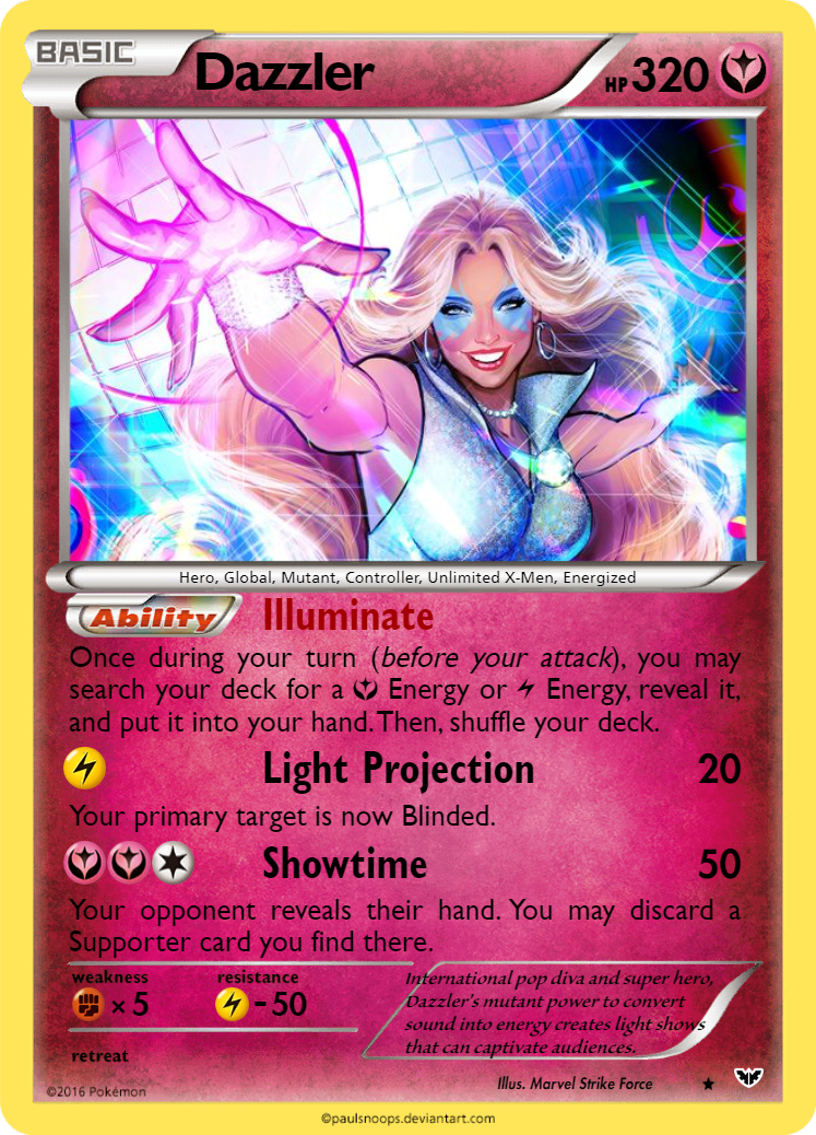 Dazzler - EvelyneLocke | Pokécardmaker.net