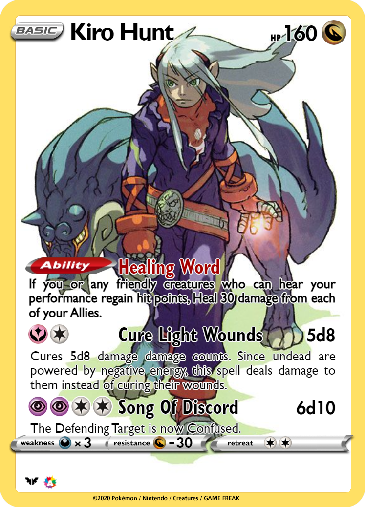 Kiro Hunt - EvelyneLocke | Pokécardmaker.net