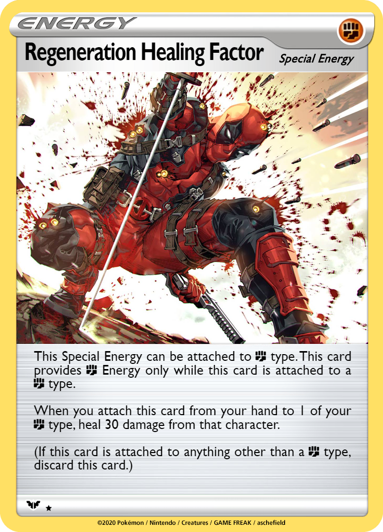 Regeneration Healing Factor - EvelyneLocke | Pokécardmaker.net