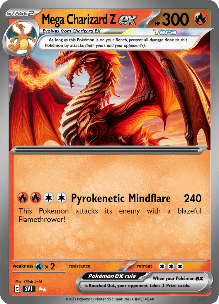 Mega Charizard Z - Ewhr2013 | Pokécardmaker.net