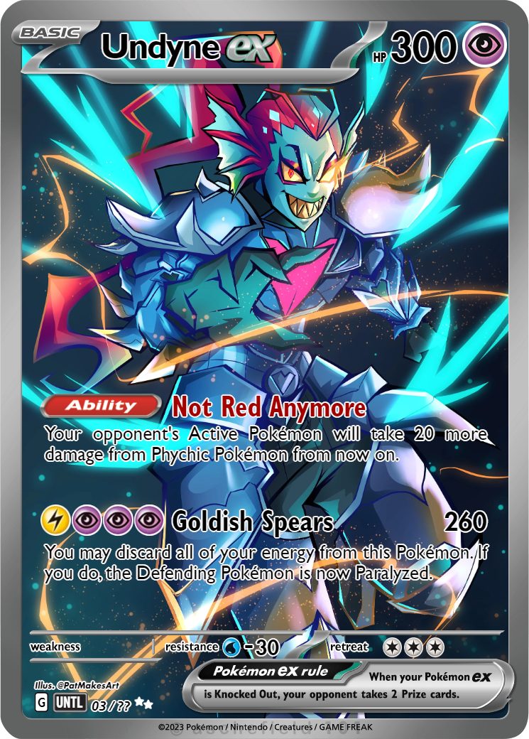 Undyne - EzgjanAniloski25 | Pokécardmaker.net