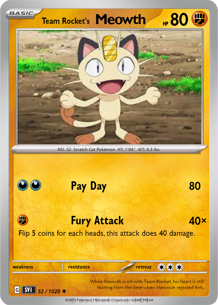 Meowth - FAMILY_FUN | Pokécardmaker.net