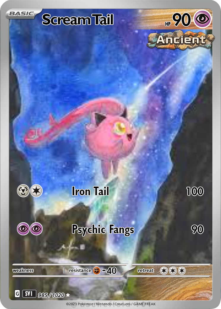 Scream Tail - FAMILY_FUN | Pokécardmaker.net