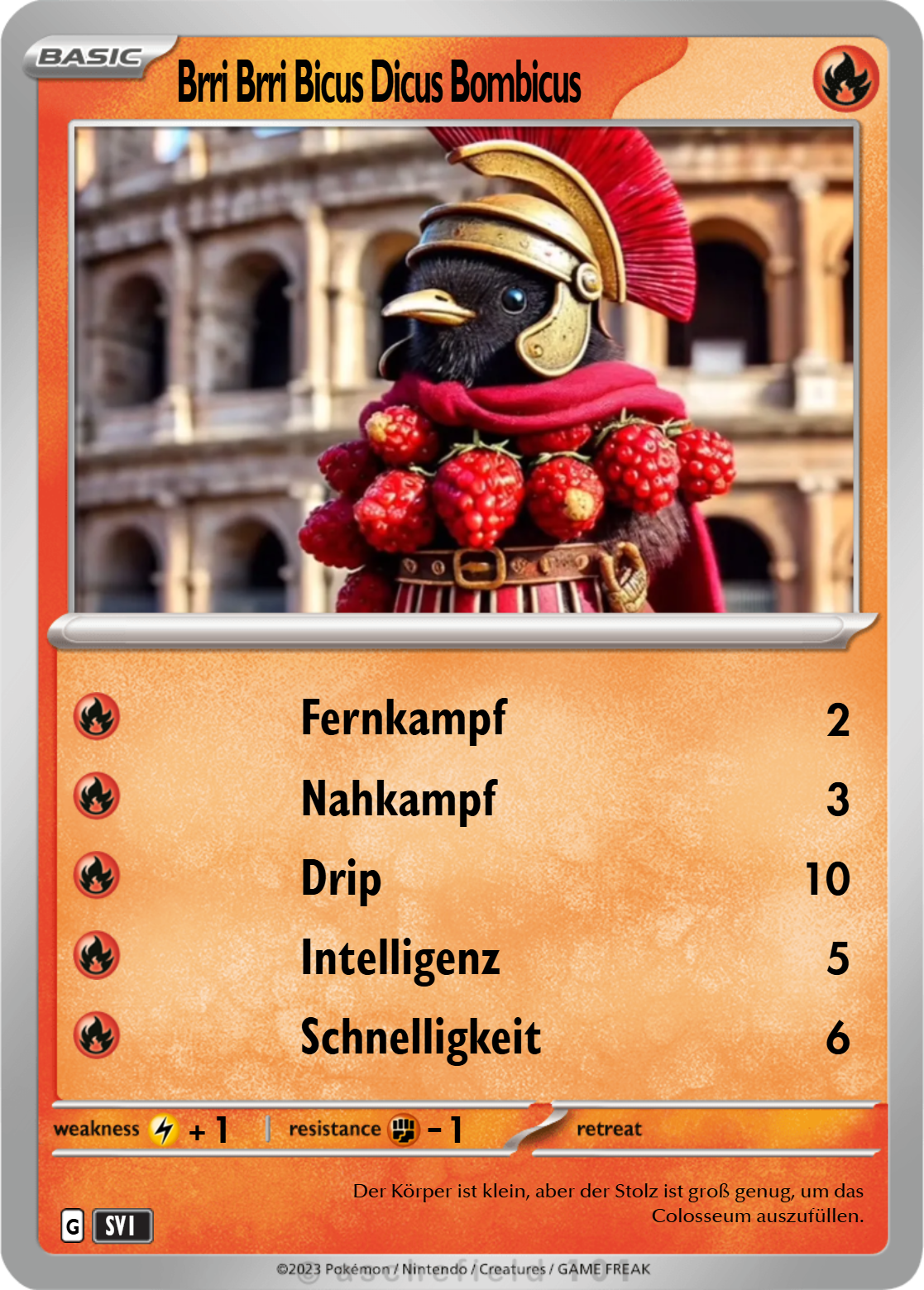 Brri Brri Bicus Dicus Bombicus - FCTwingoV6 | Pokécardmaker.net