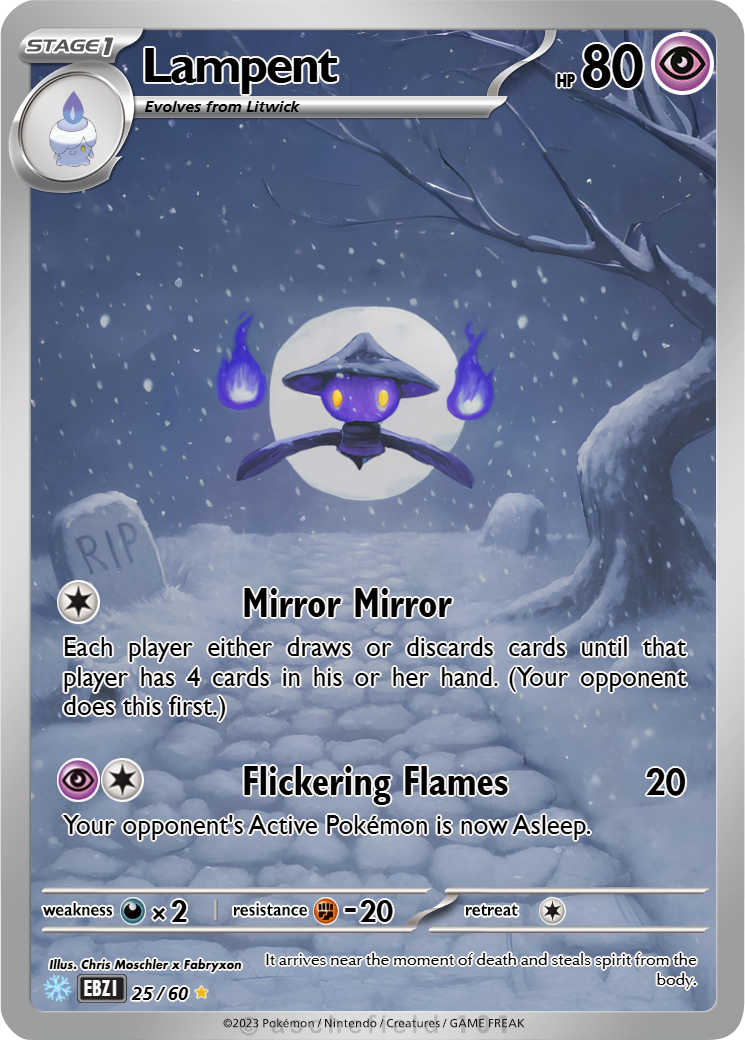 Lampent - FaBRyXoN99 | Pokécardmaker.net