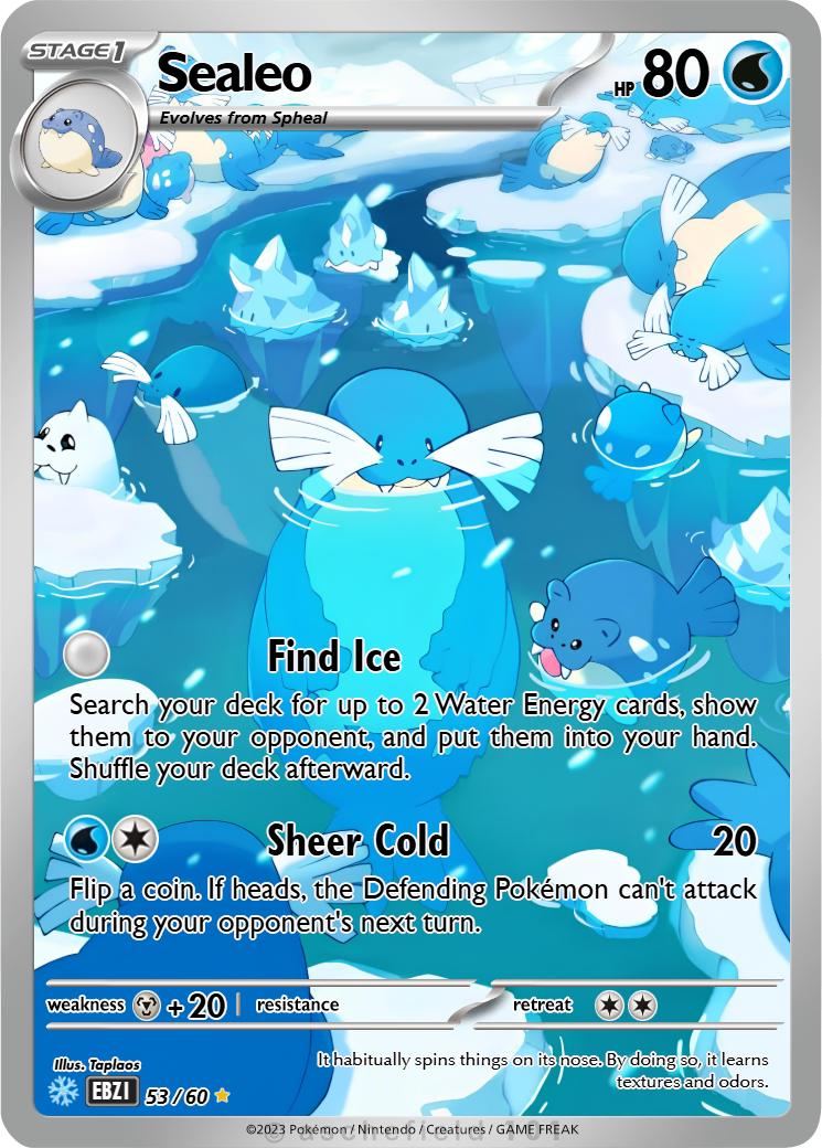 Sealeo - FaBRyXoN99 | Pokécardmaker.net