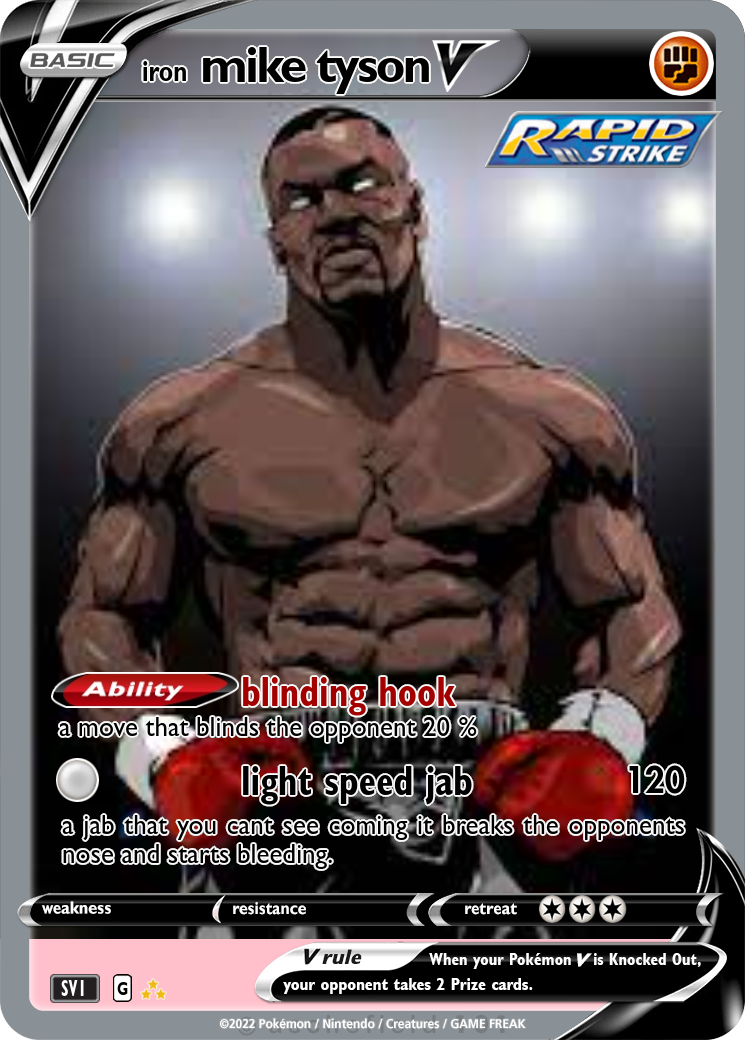mike tyson - FaZe_FrOSTYyyY | Pokécardmaker.net