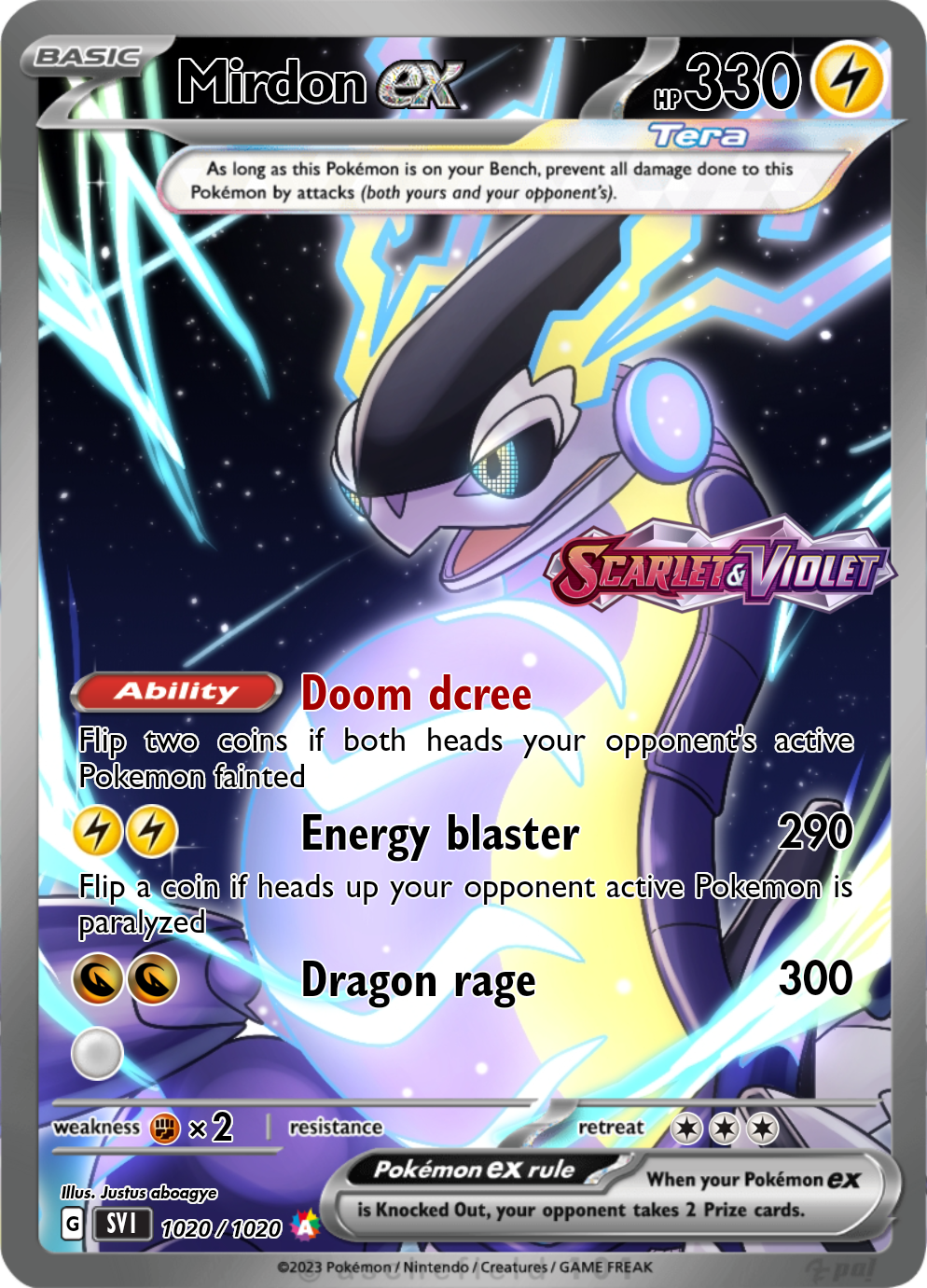 Mirdon - Fearlessfrog | Pokécardmaker.net