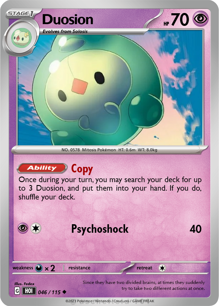 Duosion - Fedex | Pokécardmaker.net