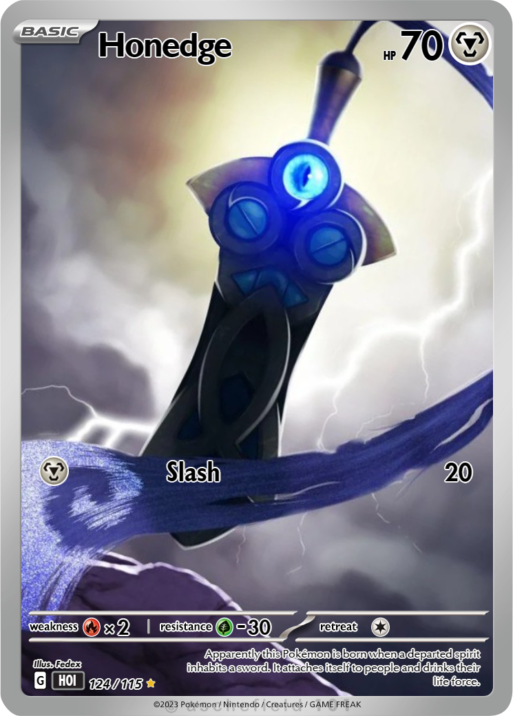 Honedge - Fedex | Pokécardmaker.net