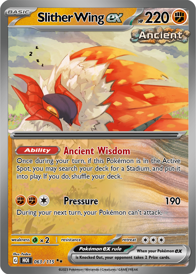 Slither Wing - Fedex | Pokécardmaker.net