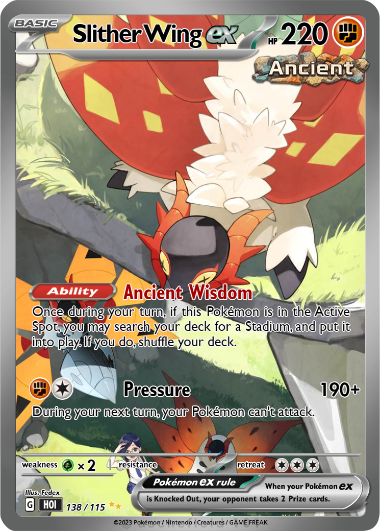 Slither Wing - Fedex | Pokécardmaker.net